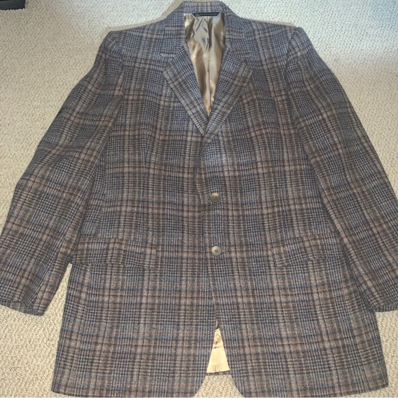 Dior | Suits & Blazers | Vintage Christian Dior Monsiuer Plaid Wool Blazer See Measurements ...
